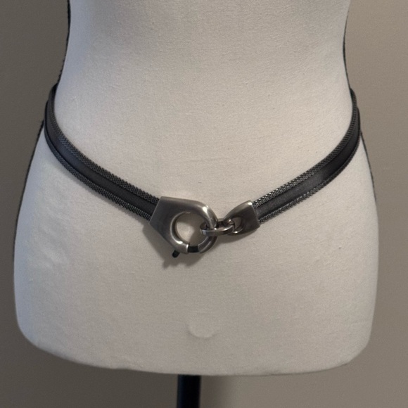 Joan & David | Accessories | Vintage Joan David Steel Metal Belt | Poshmark